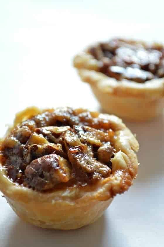Mini Pecan Pies (Pecan Tassies) - House of Yumm