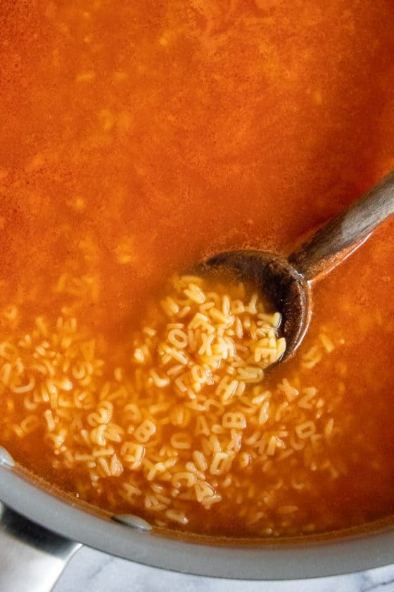 Mexican Alphabet Soup (Sopa De Letras) - House of Yumm
