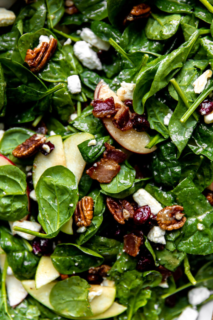 Autumn Apple Salad (with a Maple Vinaigrette) - House of Yumm