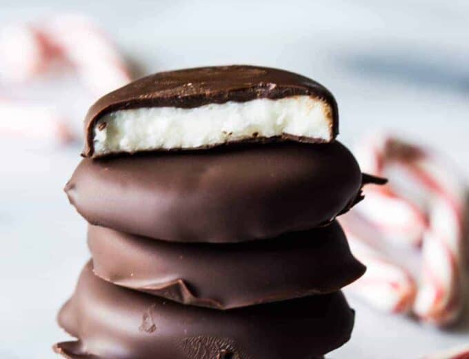 Homemade Peppermint Patties - House of Yumm