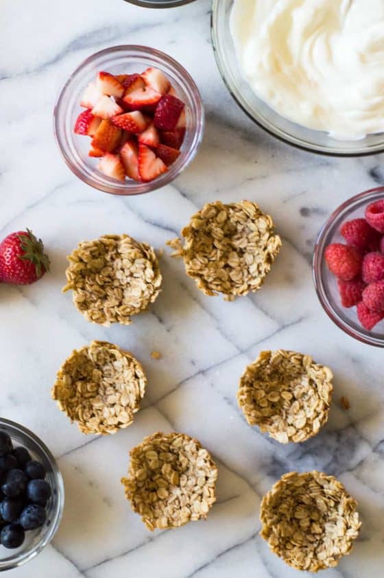 Fruit and Yogurt Granola Cups (and Recipe Video!) - House of Yumm Fruit and Yogurt Granola Cups (and Recipe Video!) - House of Yumm