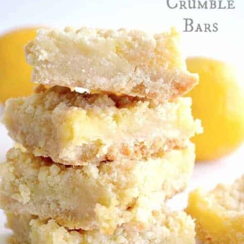 Lemon Crumble Bars - House of Yumm