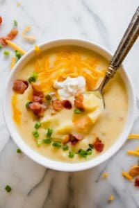 Creamy Potato Soup - House of Yumm