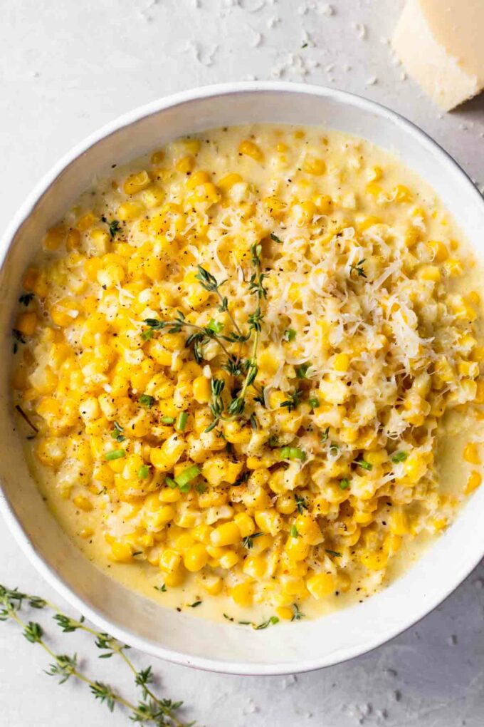 Easy Creamed Corn - House of Yumm