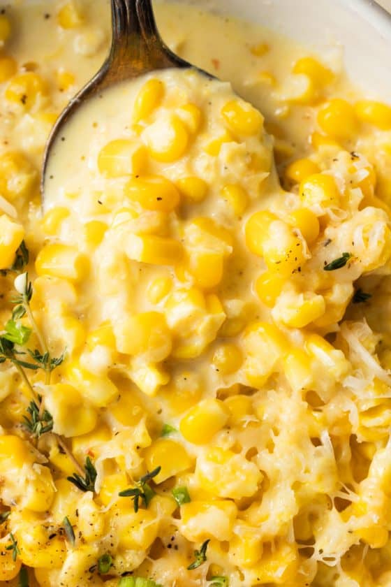 Easy Creamed Corn - House of Yumm