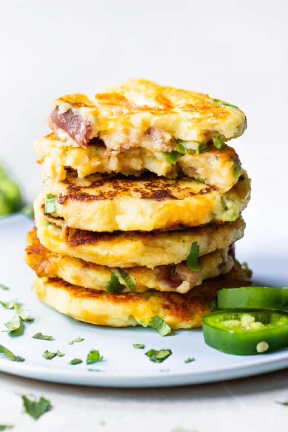 Mashed Potato Fritters - House of Yumm