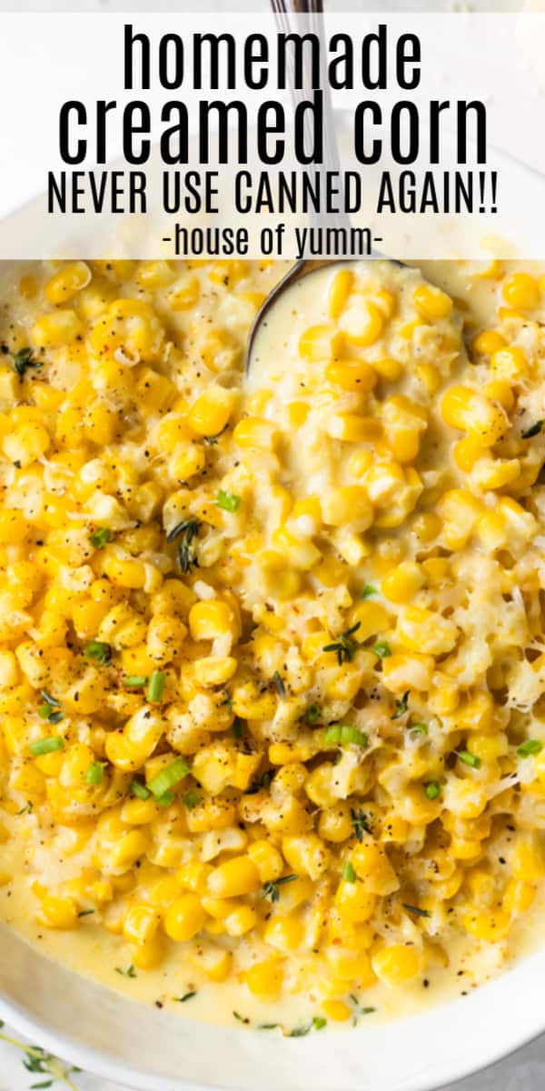 Maïs en crème facile