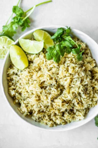 Mexican Green Rice (Arroz Verde) - House of Yumm