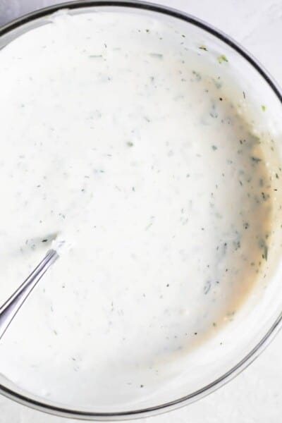 Homemade Ranch Dressing- Use FRESH or dried herbs