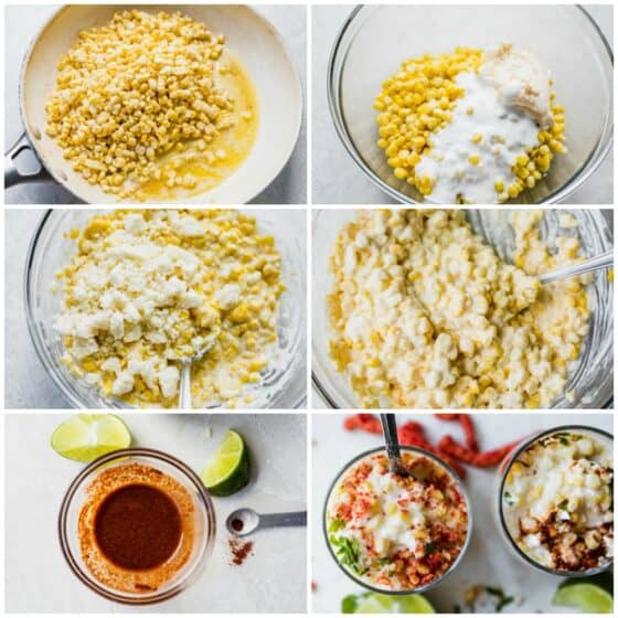 Mexican Street Corn in a Cup {Esquites}