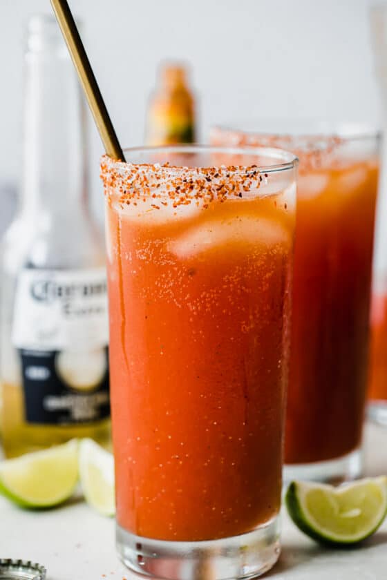 Michelada- Spicy Mexican Beer Cocktail