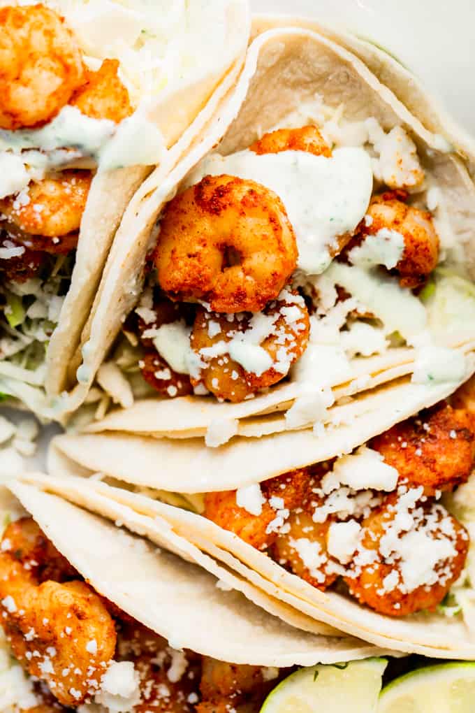 Quick and Easy Shrimp Tacos - House of Yumm