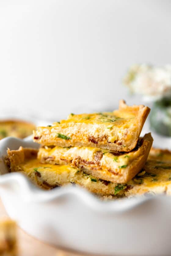 Easy Quiche Recipe - House of Yumm
