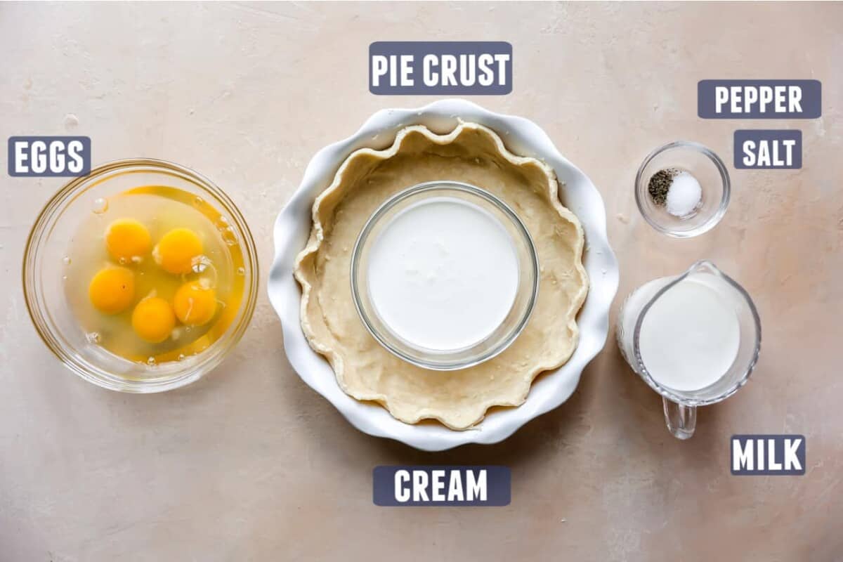 Easy Quiche Recipe - House of Yumm