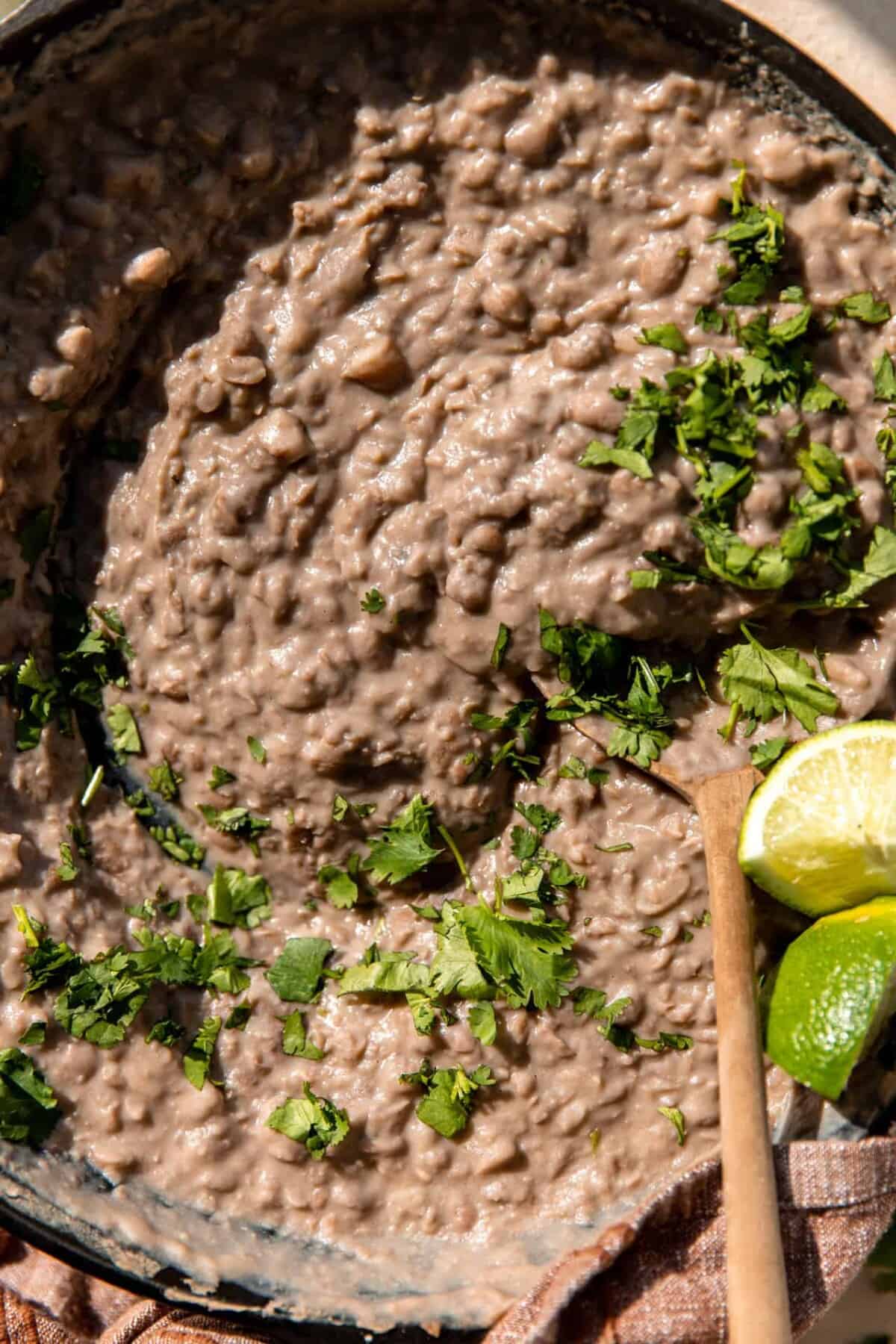 Authentic Refried Beans (Better than a Restaurant!) - House of Yumm