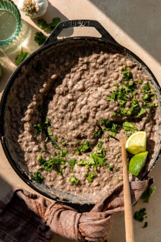 Authentic Refried Beans (Better than a Restaurant!) - House of Yumm
