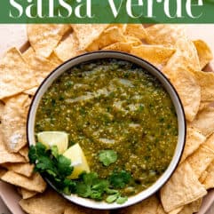 Homemade Salsa Verde - House of Yumm