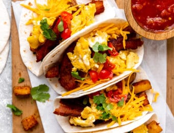 Texas Breakfast Tacos - House of Yumm
