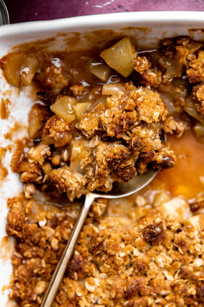 Classic Apple Crisp Recipe - House of Yumm