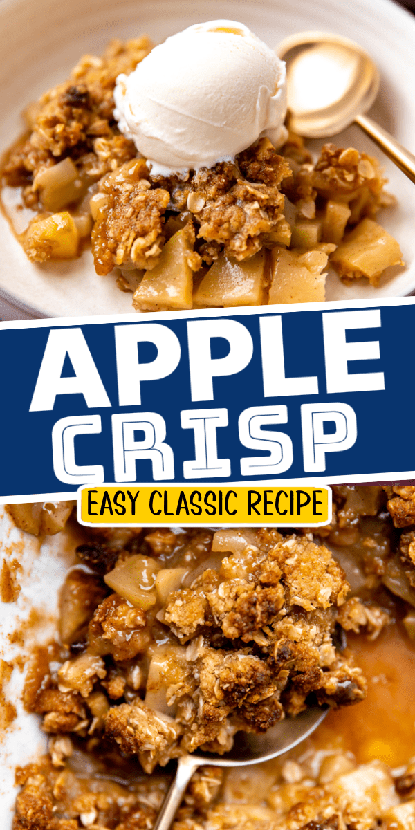 Classic Apple Crisp - House of Yumm