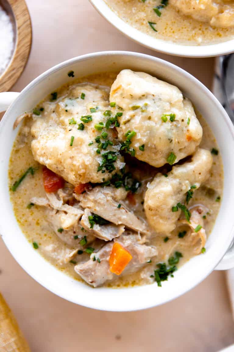 Classic Chicken and Dumplings - House of Yumm