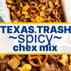 Texas Trash Spicy Chex Mix - House of Yumm