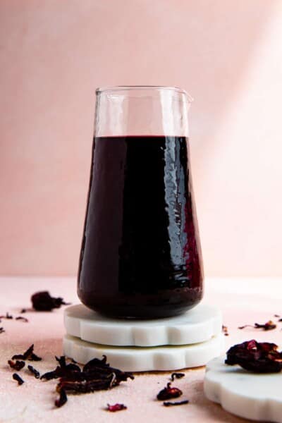 Hibiscus Simple Syrup - House of Yumm