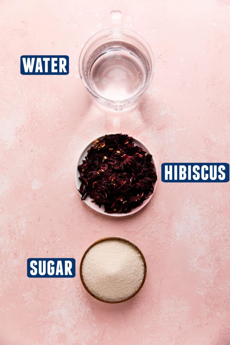 Hibiscus Simple Syrup - House of Yumm