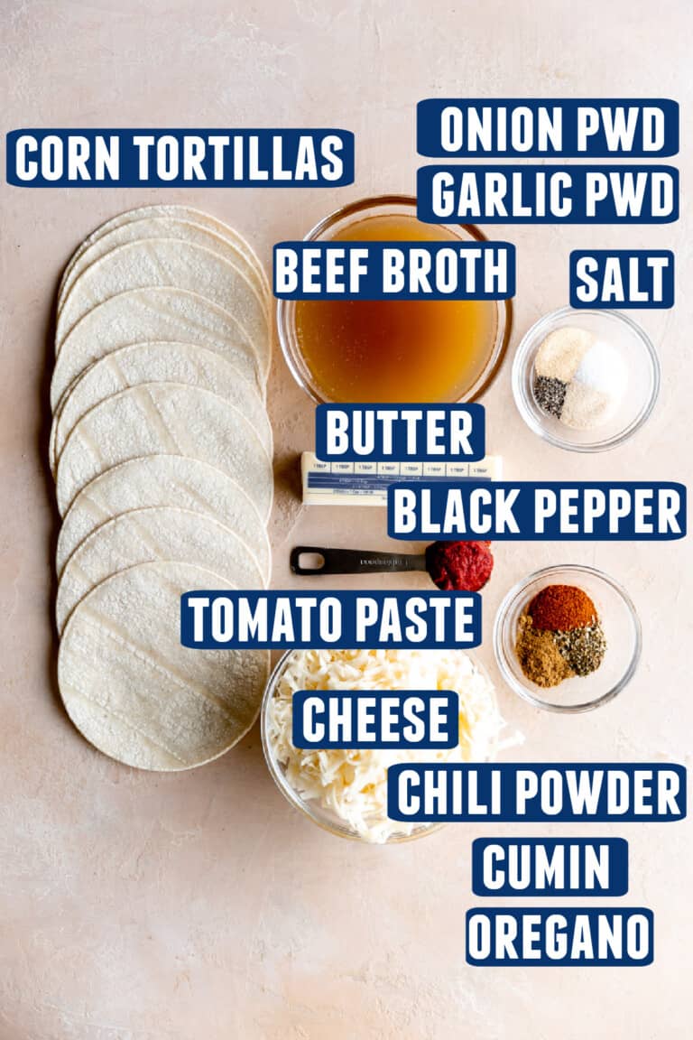 Tex Mex Cheese Enchiladas - House of Yumm
