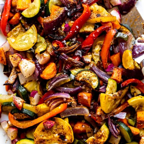 Roasted Mexican Vegetables - House of Yumm
