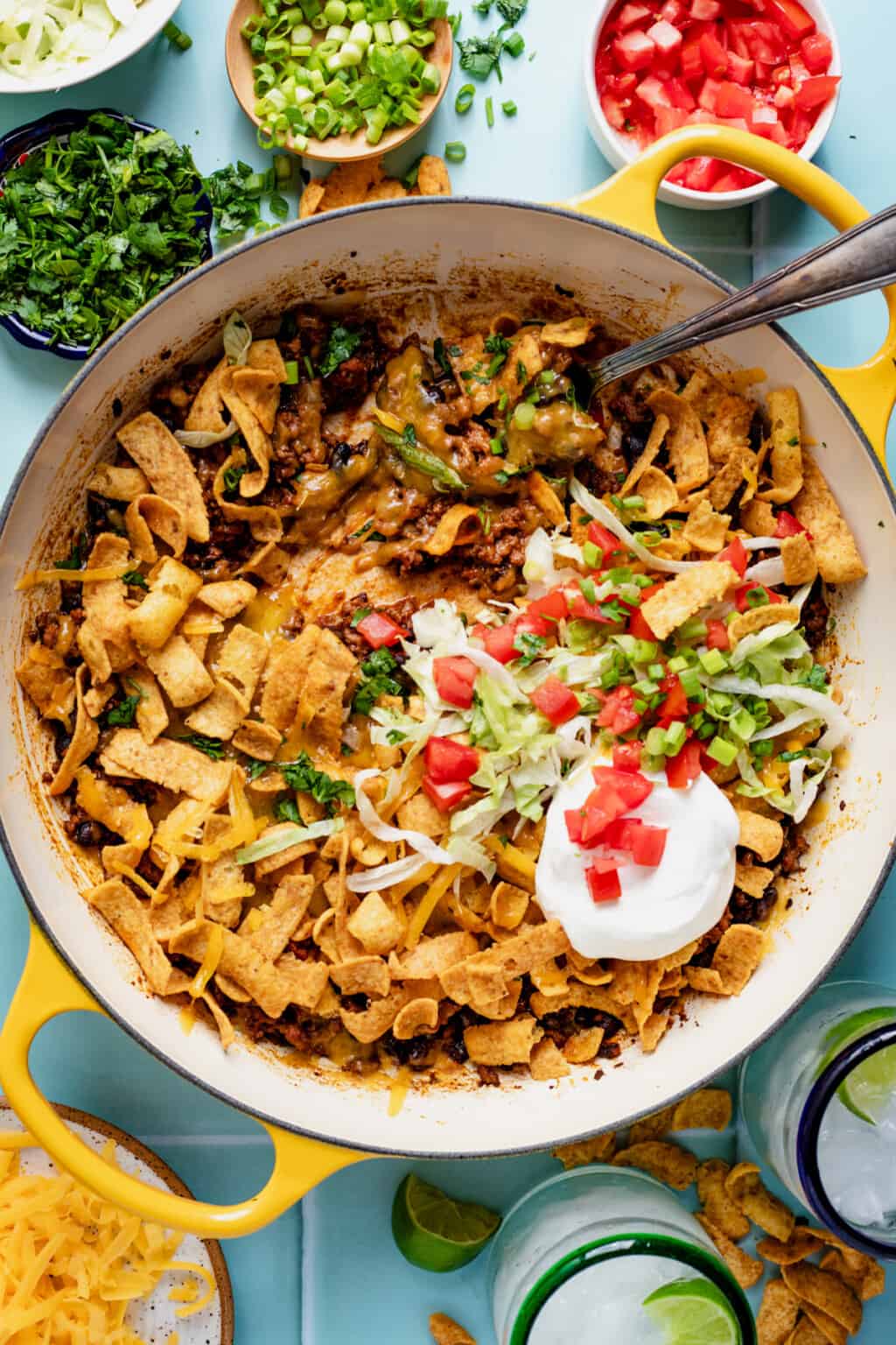 Walking Taco casserole - House of Yumm
