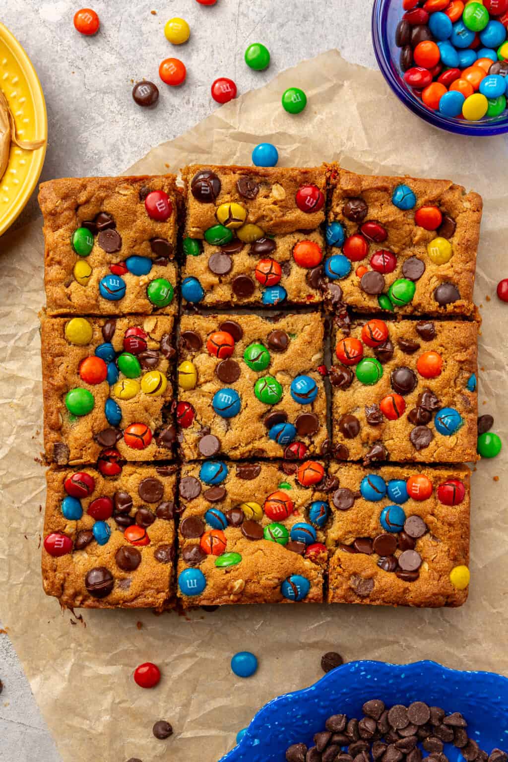 Ridiculously Good Chocolate Chip Cookie Bars - House of Yumm