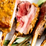 Oven Roasted Rack of Lamb - House of Yumm