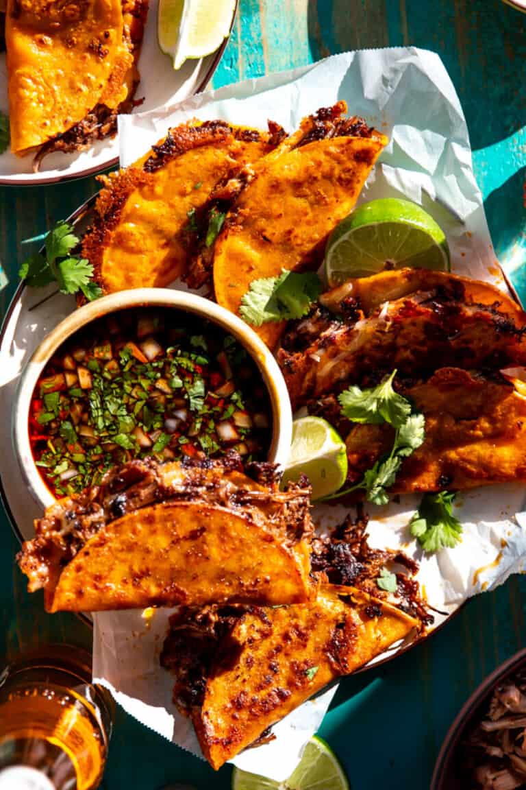 Crispy Mexican Potato Tacos (Tacos de papa) - House of Yumm