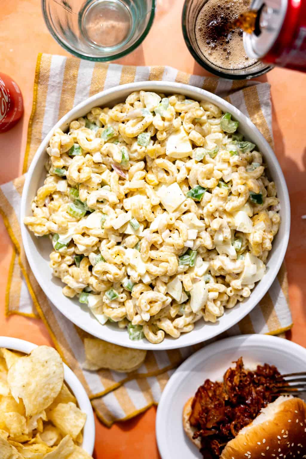 Classic Macaroni Salad! Perfect Creamy Dressing!