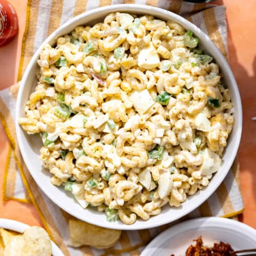 Classic Macaroni Salad! Perfect Creamy Dressing!