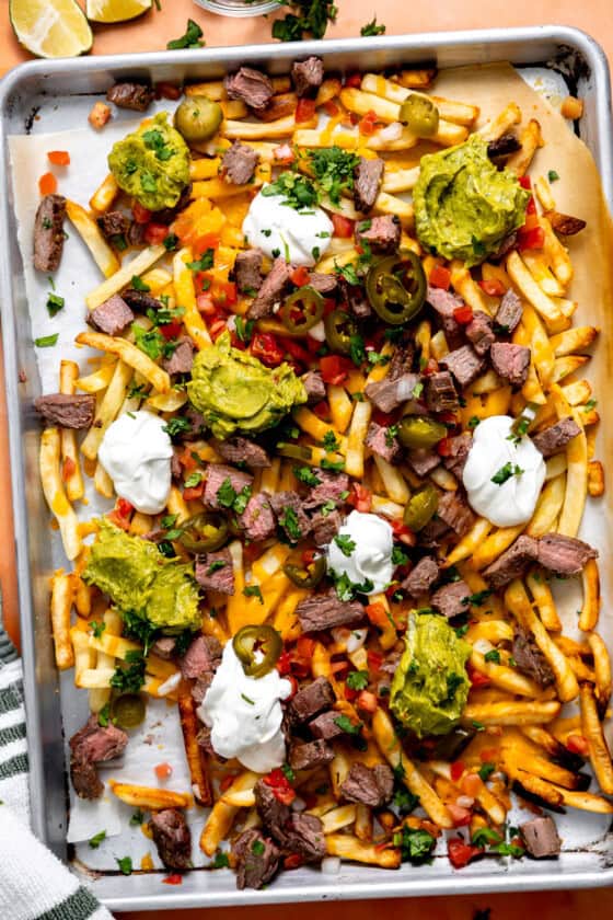 Loaded Carne Asada Fries - House of Yumm