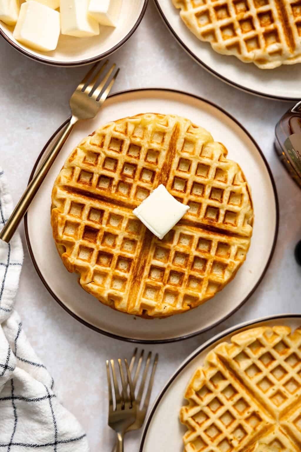 Everyone's Favorite Buttermilk Waffles - House of Yumm