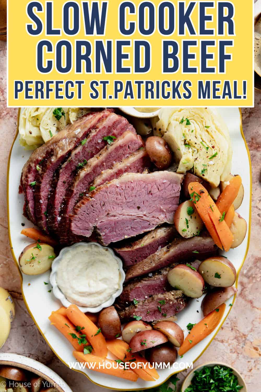 Slow Cooker Corned Beef - House of Yumm